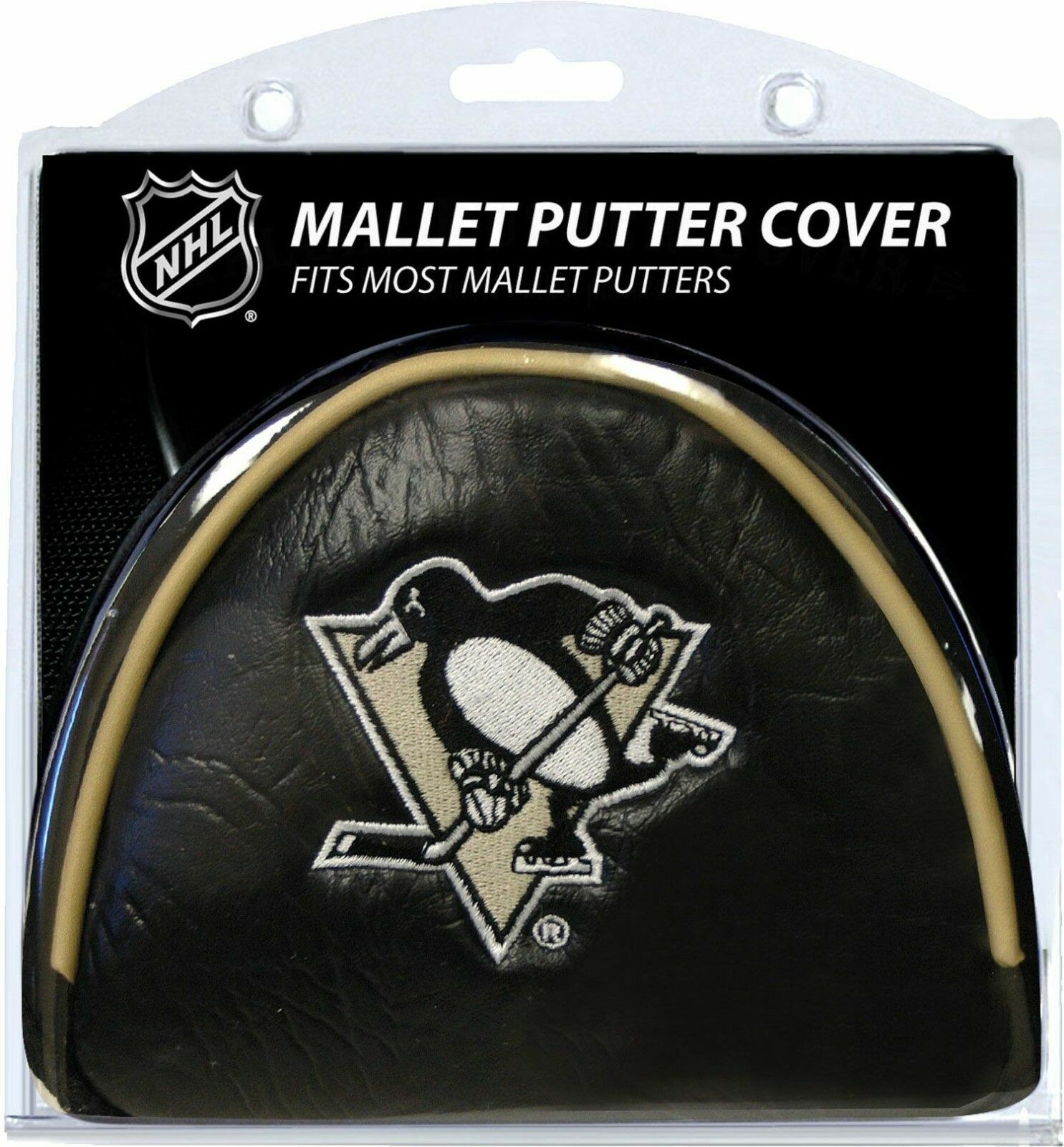 Pittsburgh Penguins NHL Blade or Mallet Putter Golf Club Head Cover ...