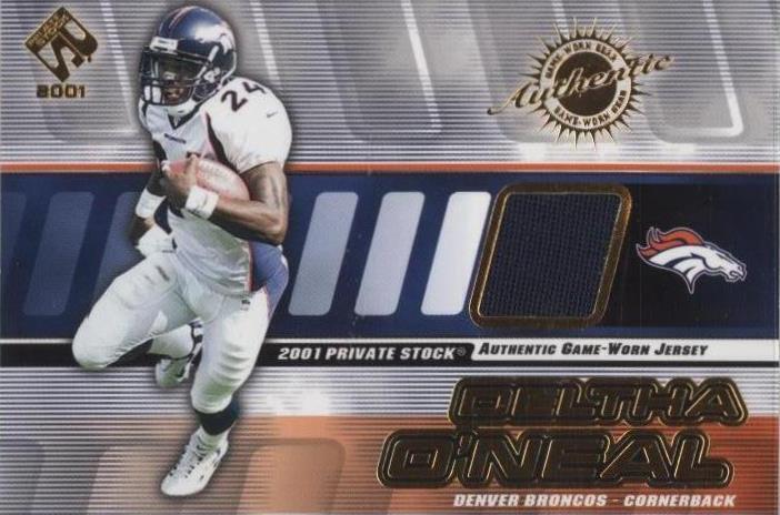 2001 Pacific Private Stock - Game-Worn Gear Deltha O'Neal #52 (MEM) for ...