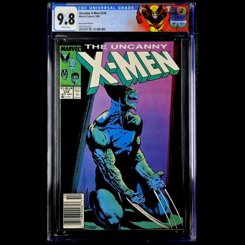 UNCANNY X-MEN #234 CGC 9.8 NEWSSTAND MARC SILVESTRI WOLVERINE COVER | eBay