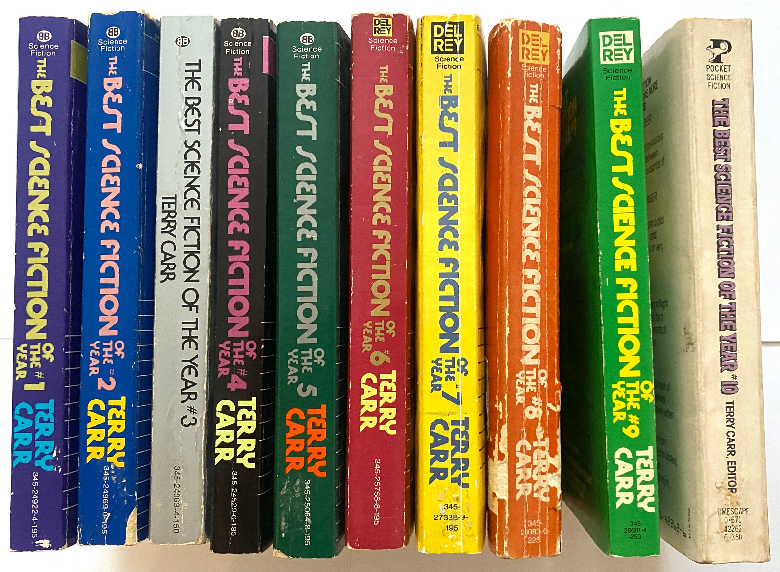 Best Science Fiction of the Year Lot 1-10 Terry Carr | eBay