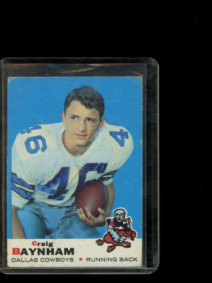 1969 Topps Craig Baynham Rookie Dallas Cowboys #122 | eBay