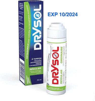 Drysol Regular Strength Bottle 12% Anti-Perspirant 35 ML CANADA exp10 ...