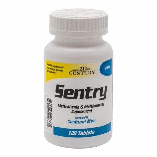 Sentry Men 120 Tabs By 21st Century | eBay