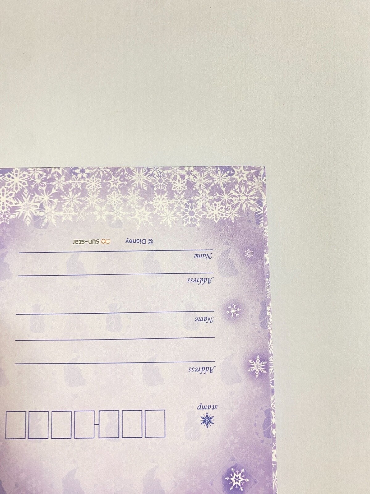 Frozen The Movie Elsa Anna Disney Limited Envelope Smiling Purple From ...