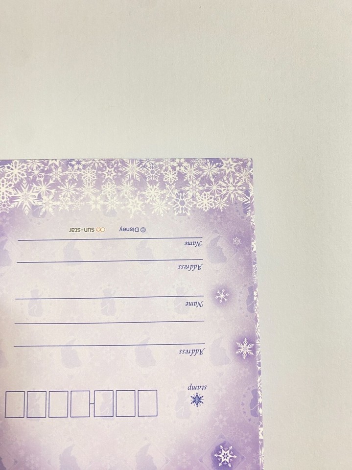 Frozen The Movie Elsa Anna Disney Limited Envelope Smiling Purple From ...