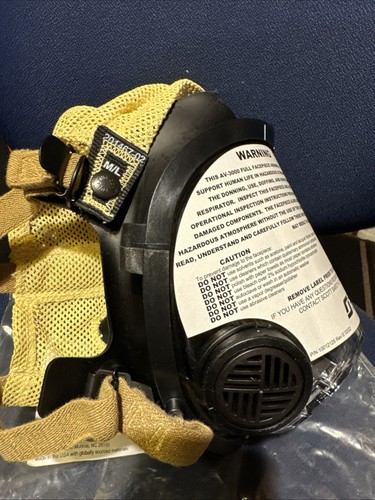Scott AV-3000 HT MASK W/ KEVLAR NETTING, SIZE LARGE SCBA AIR PAK MASKS ...