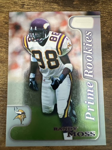 1998 TOPPS STADIUM CLUB RANDY MOSS #PR9 PRIME ROOKIE MINNESOTA VIKINGS ...
