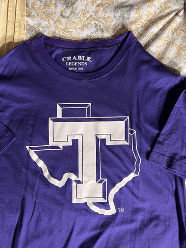 Tarleton State Univ T-Shirt Purple White Graphic Large NWT Official ...