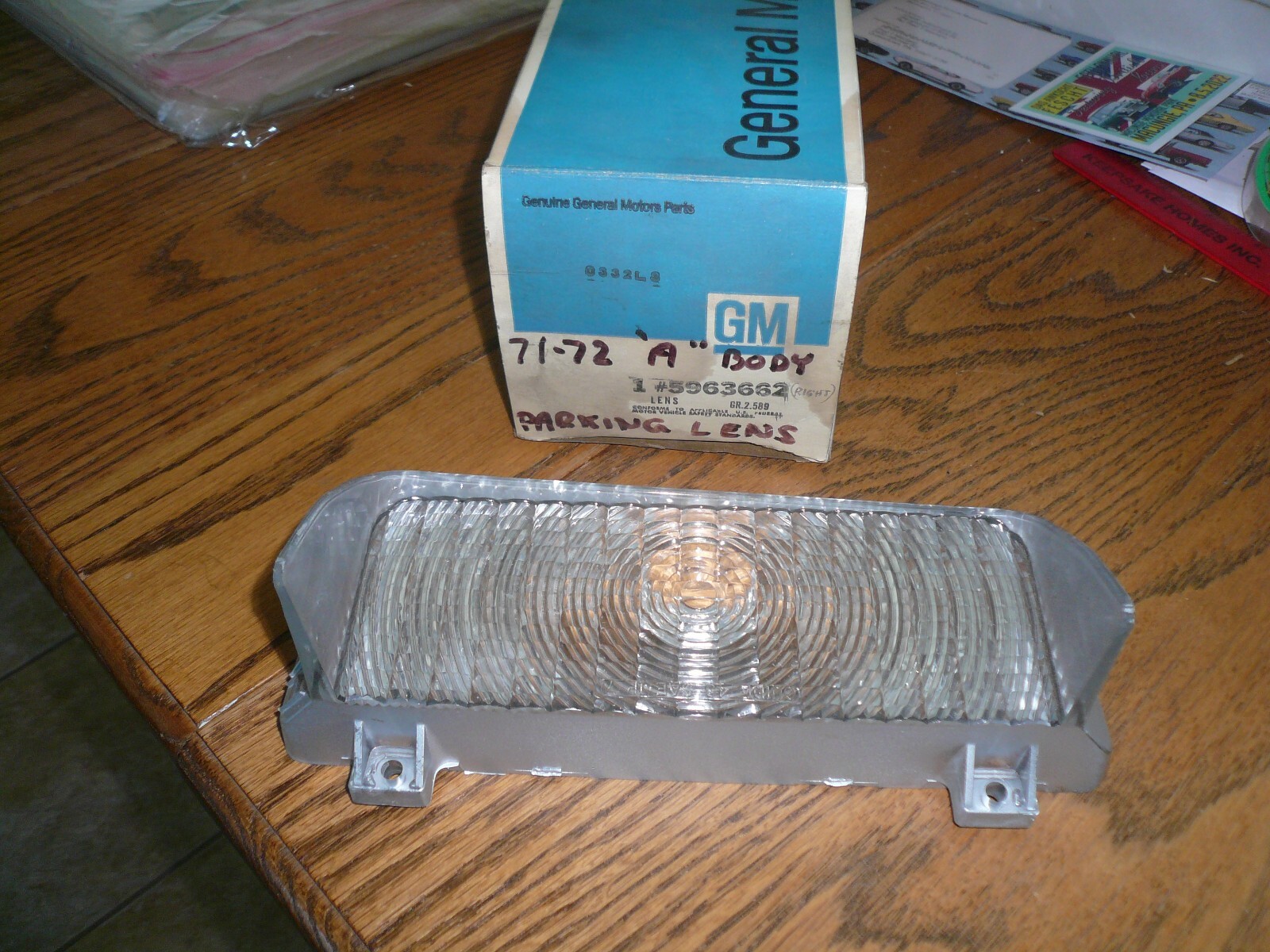 71 72 BUICK GSX GS SKYKARK NOS LH RH GM PARKING LENS LENSES 5963661 ...