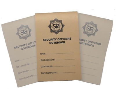 Security Officers Notebook | eBay UK
