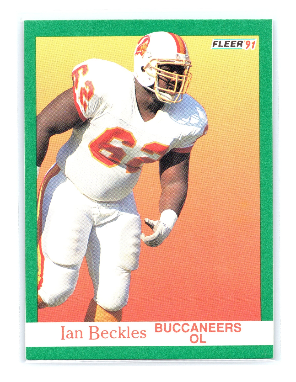 1991 Fleer Football #369 Ian Beckles Tampa Bay Buccaneers | eBay