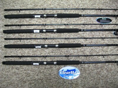 4PK OKUMA CLASSIC PRO GLT 8'6 MEDIUM 2PC DOWNRIGGER TROLLING ROD CP-DR ...