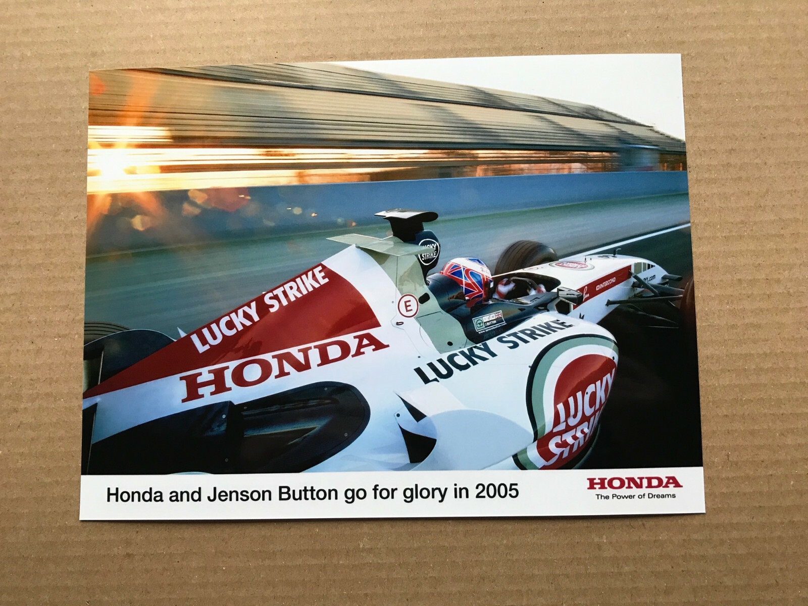 2005 Lucky Strike Honda F1 / Jenson Button Press Photograph | eBay
