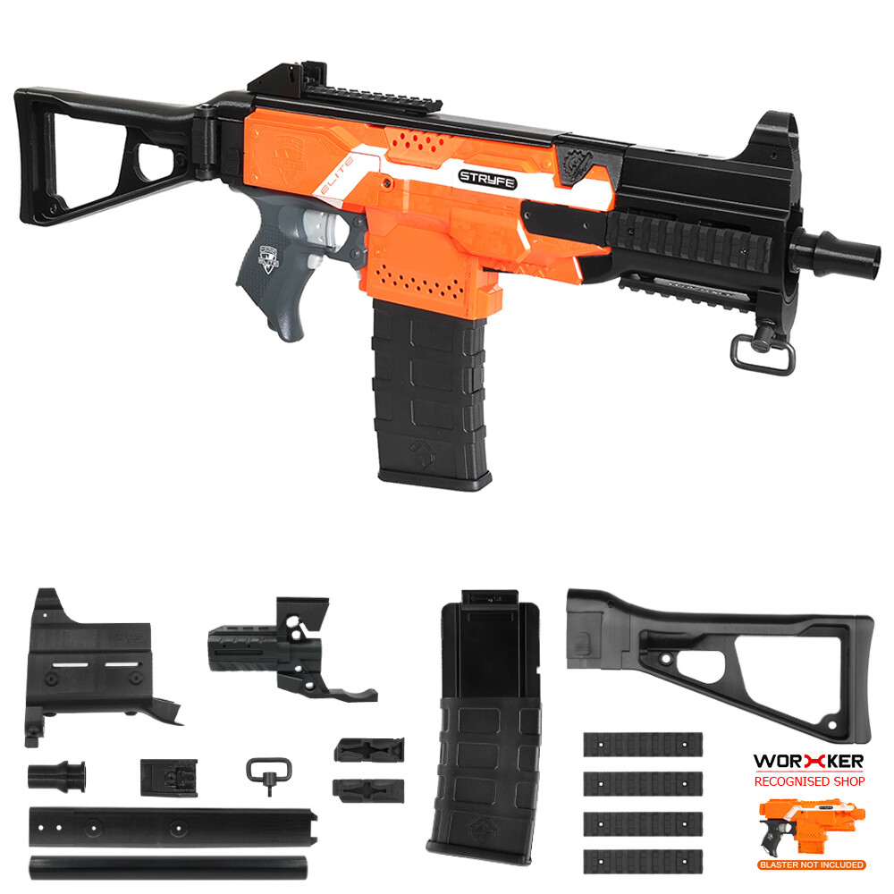 Worker MOD F10555 UMP9 Rifle Imitation Kit for Nerf Stryfe Foam Blaster ...