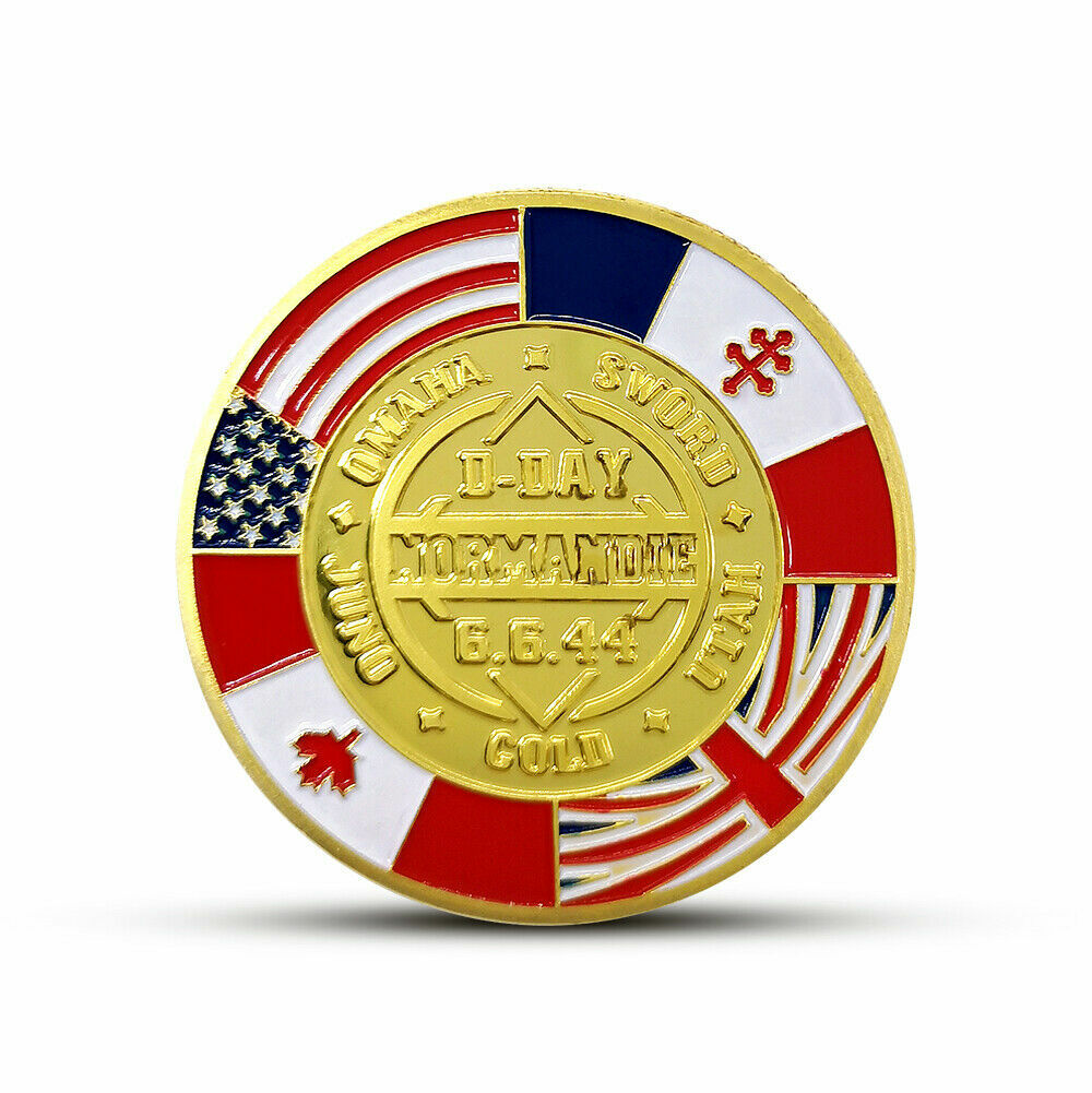 World War 2 Operation Overlord Normandy D Day Commemorative Coin ...
