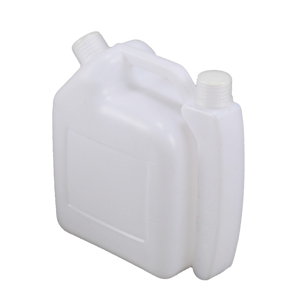 1L Portable Fuel Petrol Oil Mixing Bottle 25:1/50:1 2-Stroke Chainsaw ...