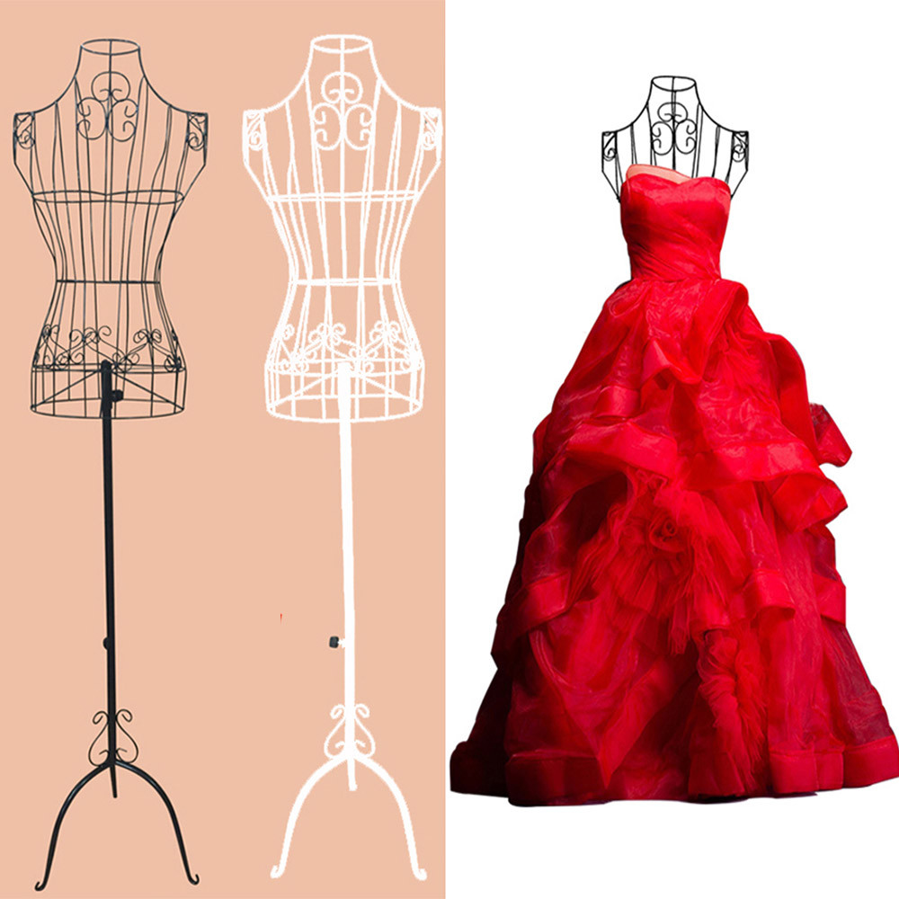 Adjust Female Mannequin Stand Designer Pattern Metal Model Iron Tailor ...