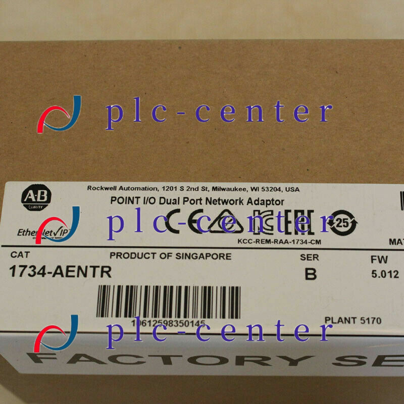 NEW Allen Bradley 1734-AENTR Ethernet Adapter POINT I/O Module ...