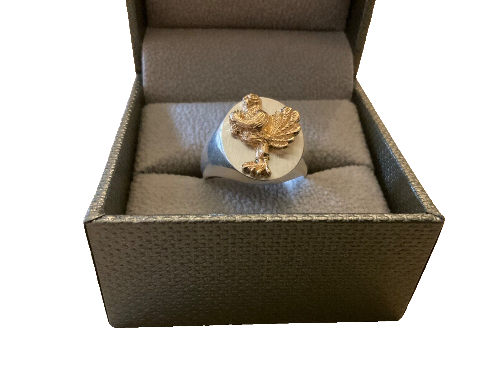 14K Gold VIRGINIA TECH VT HOKIES Sterling Silver Signet Ring 10 | eBay