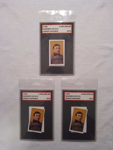 (3) HONUS WAGNER T206 REPRINT BASEBALL CARDS - SEALED | eBay