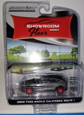 GREENLIGHT 2023 Ford Mustang Mach E Carbonized Gray Metallic Target Red ...