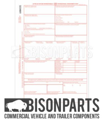 CMR Consignment Notes - 4 Part - 25 sets per pad (100 Sheets) - 100210/ ...