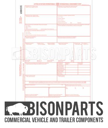 CMR Consignment Notes - 4 Part - 25 sets per pad (100 Sheets) - 100210/ ...
