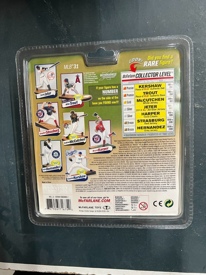 Mcfarlane MLB Figure Stephen Strasburg Variant Series 31 | eBay