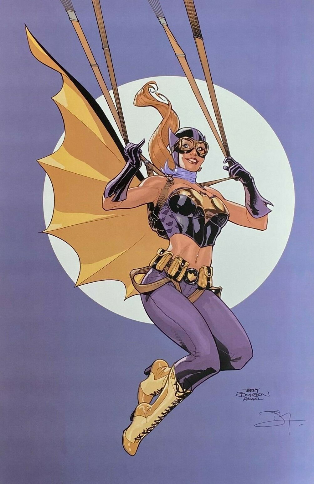 TERRY DODSON rare BATGIRL Bombshell art print SIGNED Variant Cover LAST ...