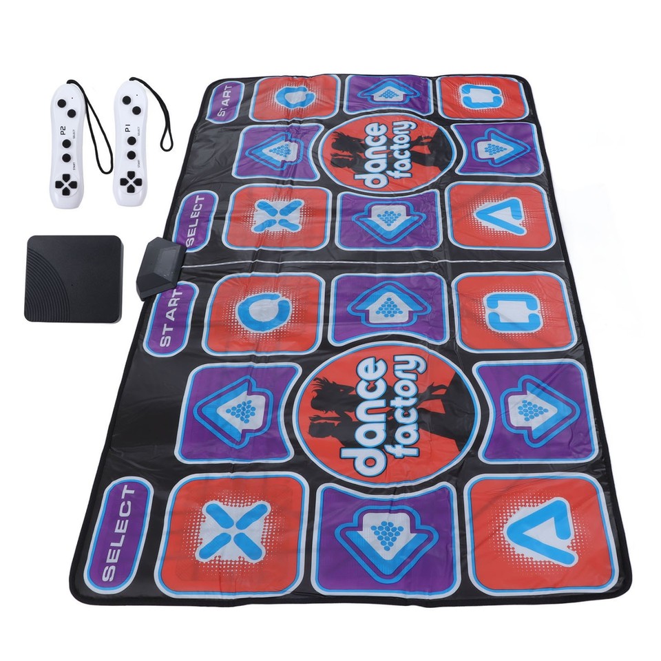 Double Player Electronic Dance Mat Foldable With AV Cable For Home Use ...