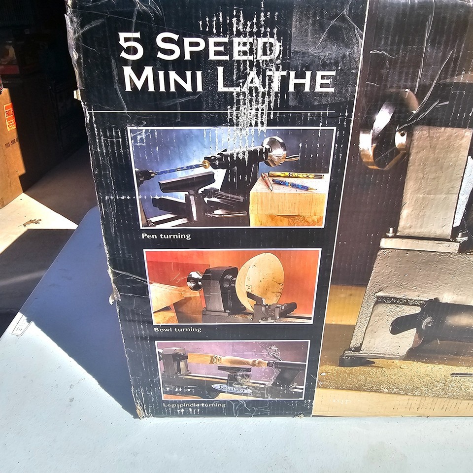 Vintage Excelsior 5 Speed wood Mini Lathe MC1018 (1218) ~ NOB | eBay