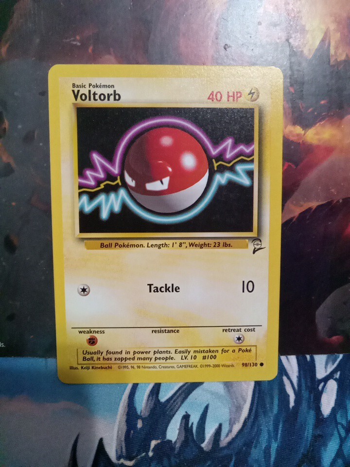 Pokémon TCG Voltorb Base Set 2 98/130 Regular Unlimited Common | eBay