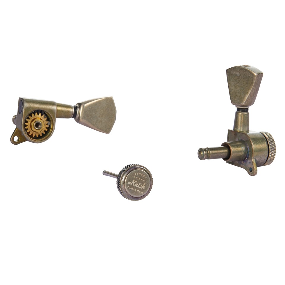 KAISH 3x3 Keystone Locking Tuners 18:1 Locking Tuning Keys for LP/Les ...