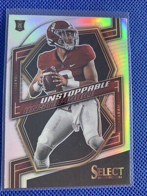 2023 Panini Select Draft Picks Bryce Young Rookie Card Unstoppable ...