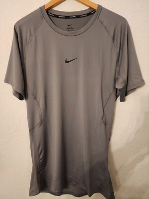 Nike Pro Dri Fit Men’s 2XL Dri-FIT Tight Short Sleeve Fitness Shirt ...