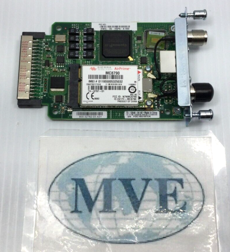 LOT OF 2 CISCO 73-12640-04 HWIC-3G-HSPA-A V03 MC8790 HIGHSPEED WIRELESS ...