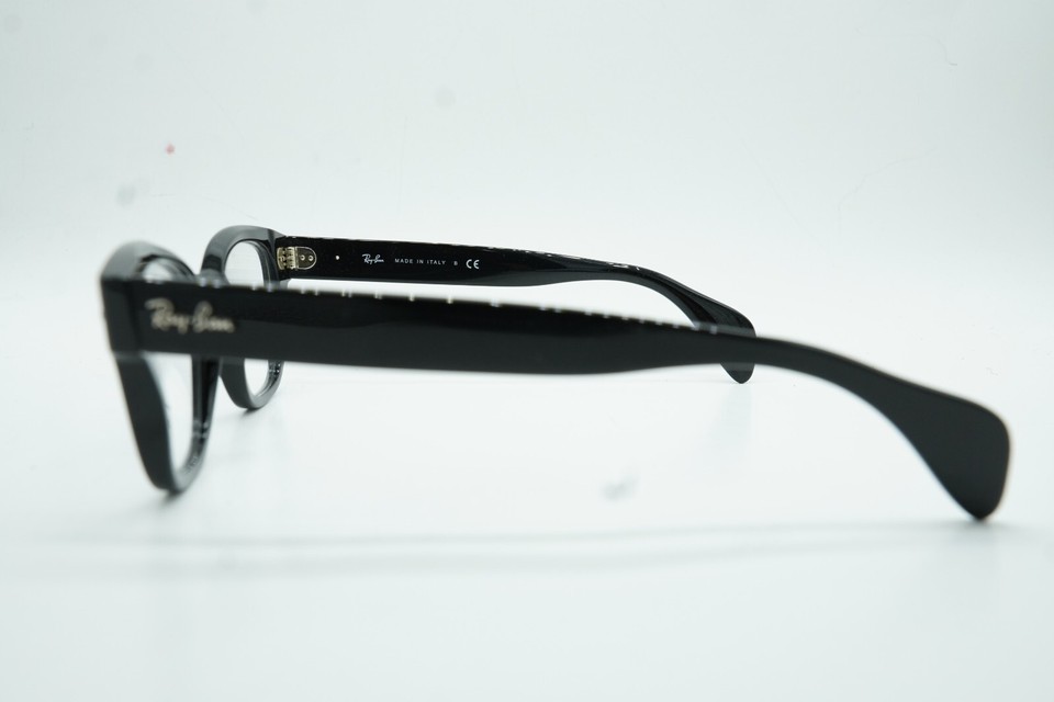 RAY BANS RB 0880 2000 BLACK DESIGNER AUTHENTIC EYEGLASSES RB0880 49-19 ...