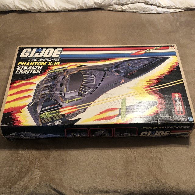 Vintage Hasbro 1988 Gi Joe Phantom X-19 Stealth Fighter Jet for sale ...