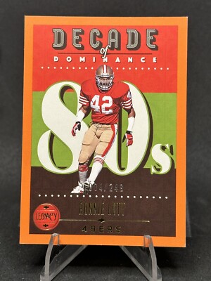 2023 Panini Legacy RONNIE LOTT Decade of Dominance #DOD-18 49ers /249 ...