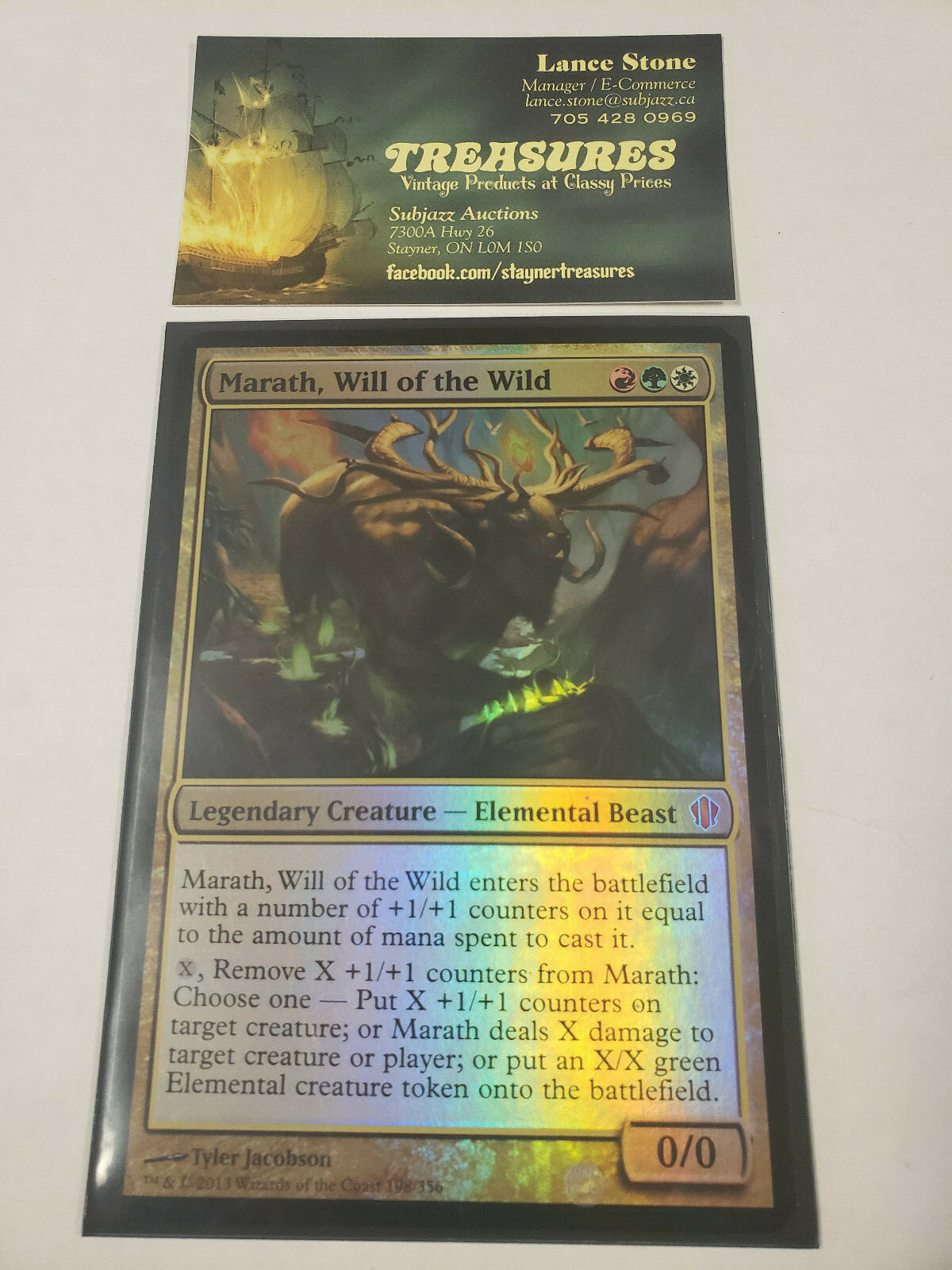 MTG Marath, Will of the Wild (oversized) Commander Foil 2013 | eBay