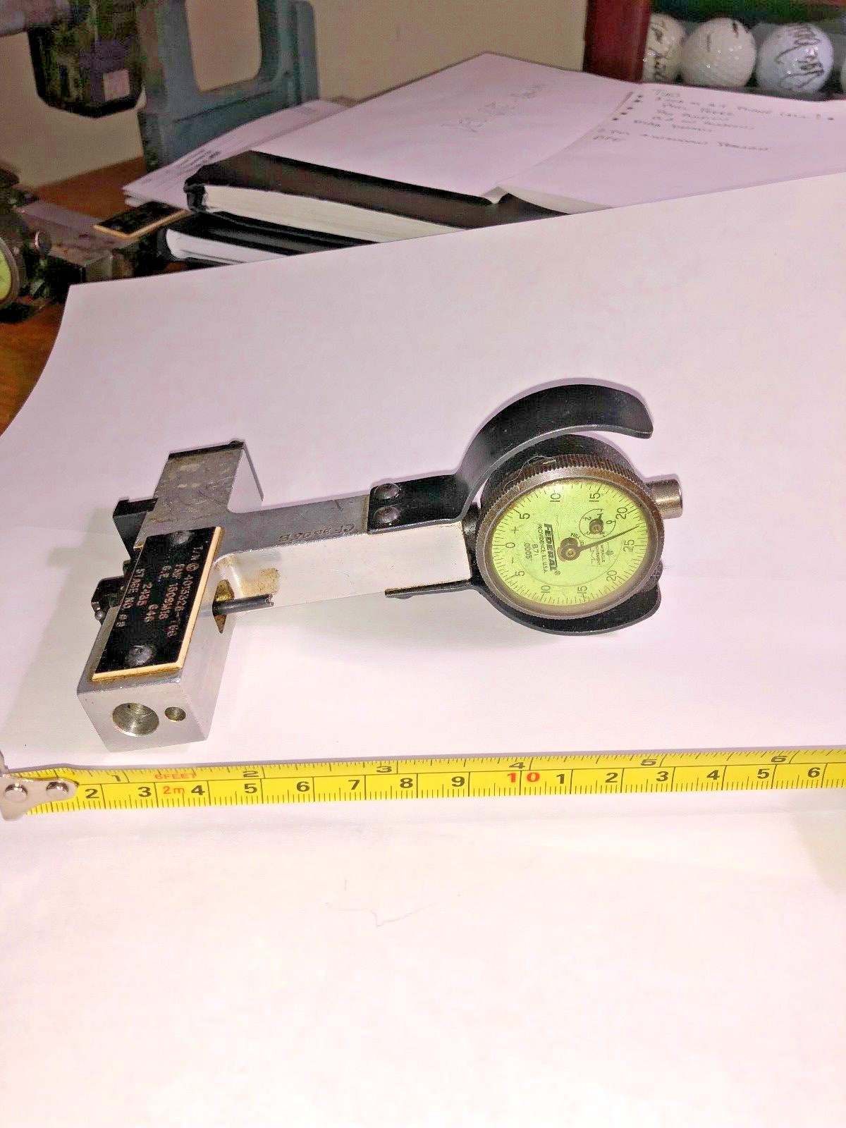 Federal Indicator B71 .0005" SHALLOW DIAMETER GAGE CUSTOM | eBay