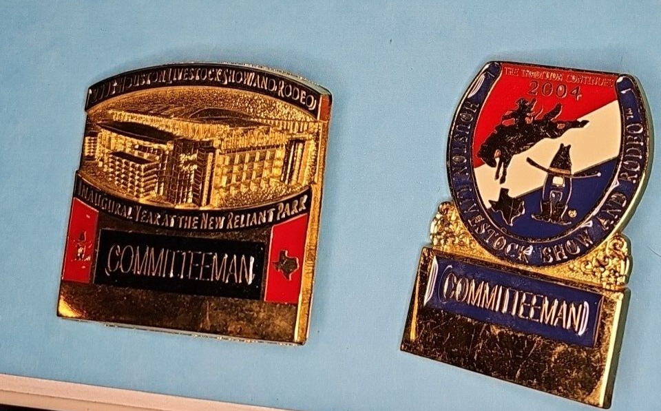 12 HOUSTON LIVESTOCK SHOW & RODEO Captain* Committeeman*Chairman LAPEL ...