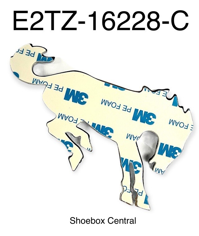 1966 - 2023 Ford Bronco Chrome Stick On 3M Adhesive Back Emblem ...