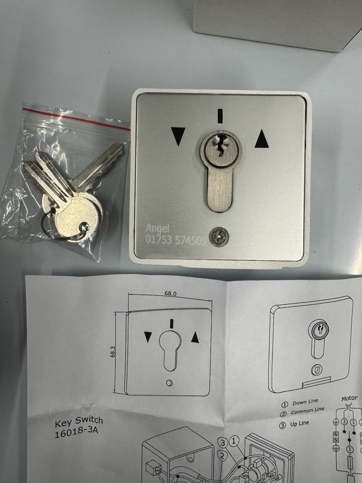 Roller Shutter Key Switch with 3 keys | eBay UK