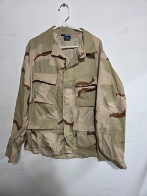 Propper Tan Desert Camo BDU Shirt Top - Sz L/R - Unused | eBay