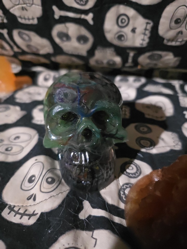 Spooky Resin Skulls And Their Mysterious Pile Of Christmas Skulls ( Id ...