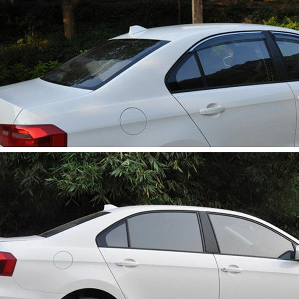 Shark White Fin Roof Car Radio Antenna FM/AM Signal Aerial Accessories ...