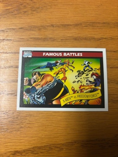1990 X-Men vs Freedom Force Impel Marketing Marvel trading card - #118 ...