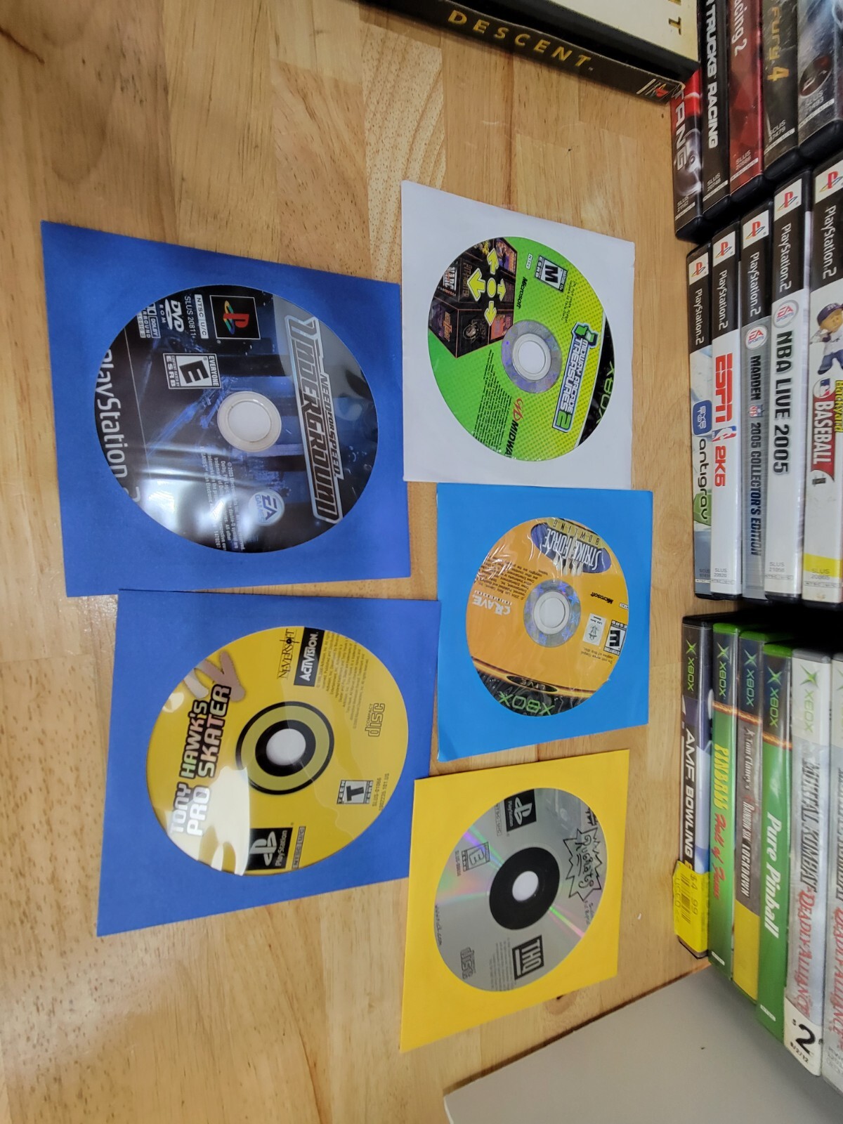 Huge Video Game Disc Bulk Lot UNTESTED Ps2, Ps1, Xbox, 360, Wii Approx ...