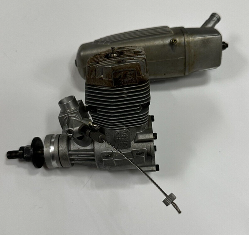 OS .95 AX Two 2 Stroke RC Airplane Nitro Engine With Muffler 95AX 95 ...